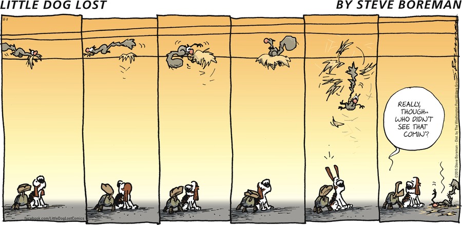 Little Dog Lost by Steve Boreman for November 8, 2015 | GoComics