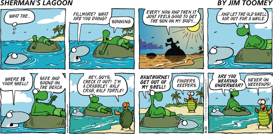 Sherman's Lagoon by Jim Toomey for September 23, 2018 | GoComics