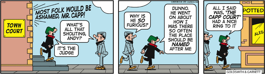 Andy Capp by Reg Smythe for March 29, 2023 | GoComics