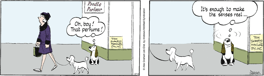 Fred Basset by Alex Graham for February 14, 2025 - GoComics