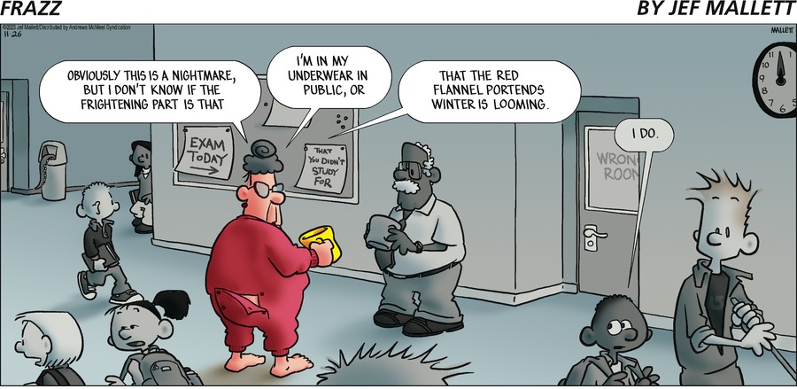 Frazz by Jef Mallett for November 26, 2023 | GoComics