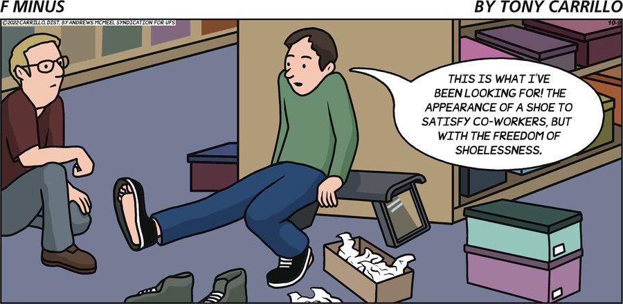 F Minus by Tony Carrillo for October 09, 2022 - GoComics