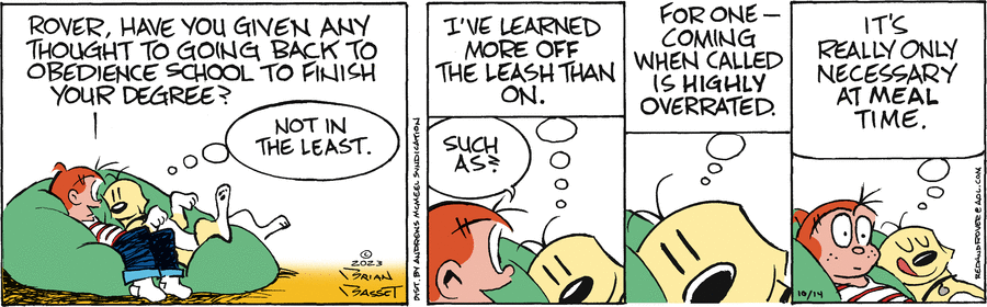 Red and Rover by Brian Basset for October 14, 2023 | GoComics