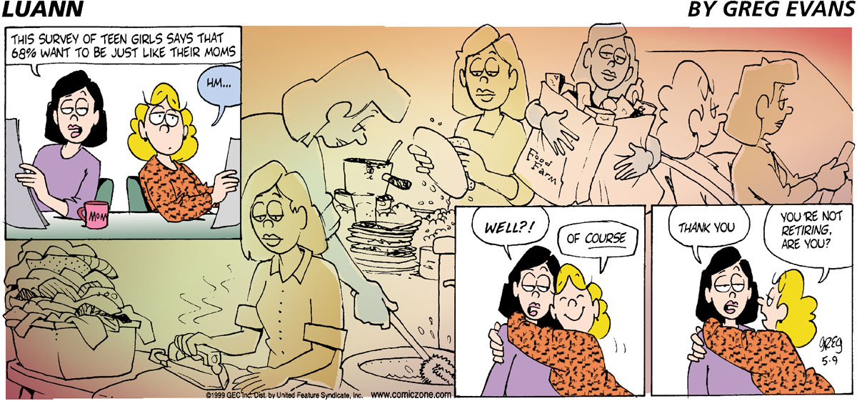 Luann by Greg Evans and Karen Evans for May 09, 1999 - GoComics