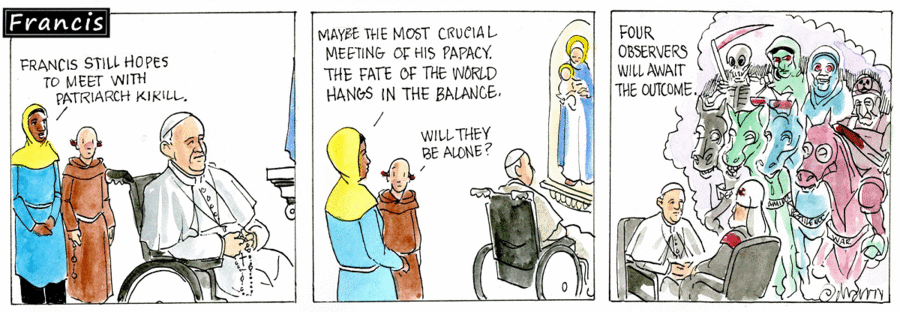 Francis by Patrick J. Marrin for August 29, 2022 - GoComics
