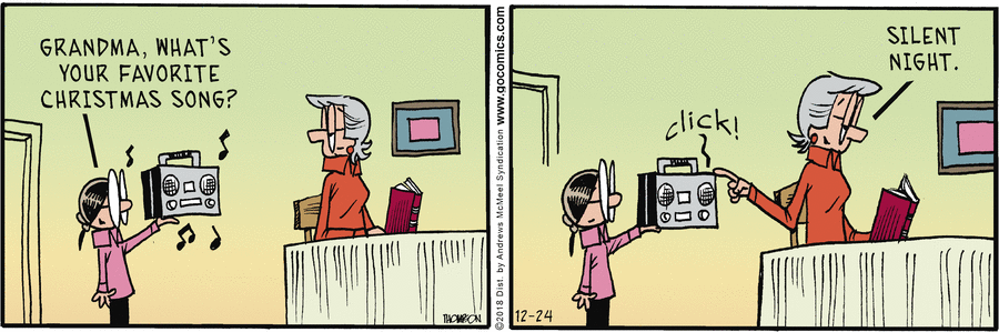 Grand Avenue by Mike Thompson for December 24, 2018 - GoComics