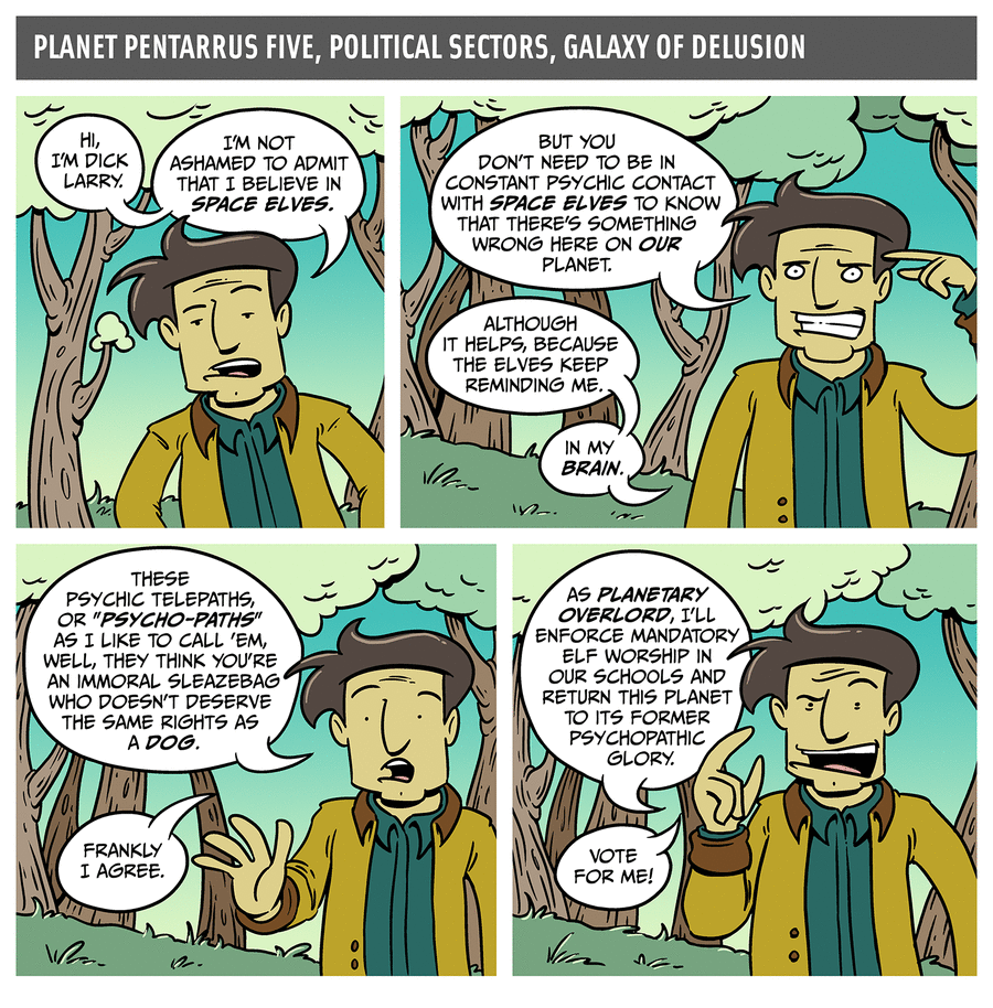 Scenes from a Multiverse by Jon Rosenberg for July 25, 2016 - GoComics