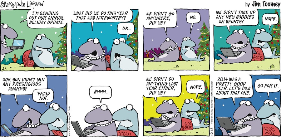 Sherman's Lagoon by Jim Toomey for December 18, 2022 - GoComics