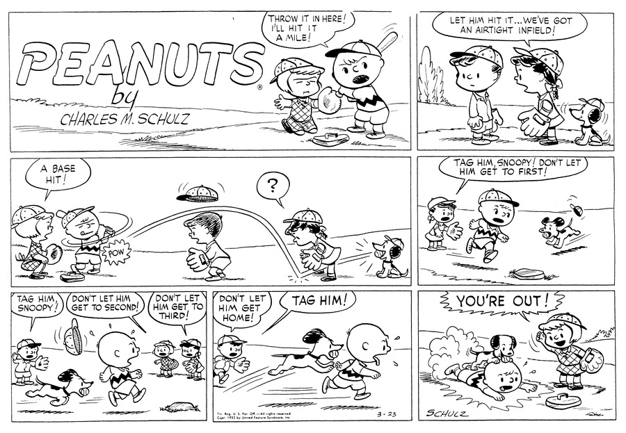 Peanuts by Charles Schulz for March 23, 1952 - GoComics