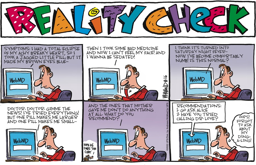 Reality Check by Dave Whamond for August 16, 2020 | GoComics