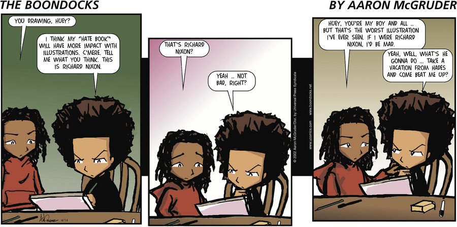 The Boondocks by Aaron McGruder for June 25, 2017 - GoComics