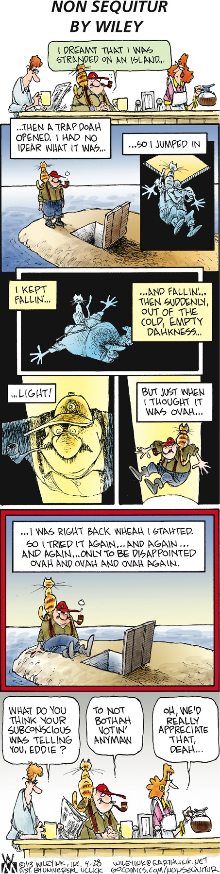 Non Sequitur by Wiley Miller for April 28, 2013 - GoComics